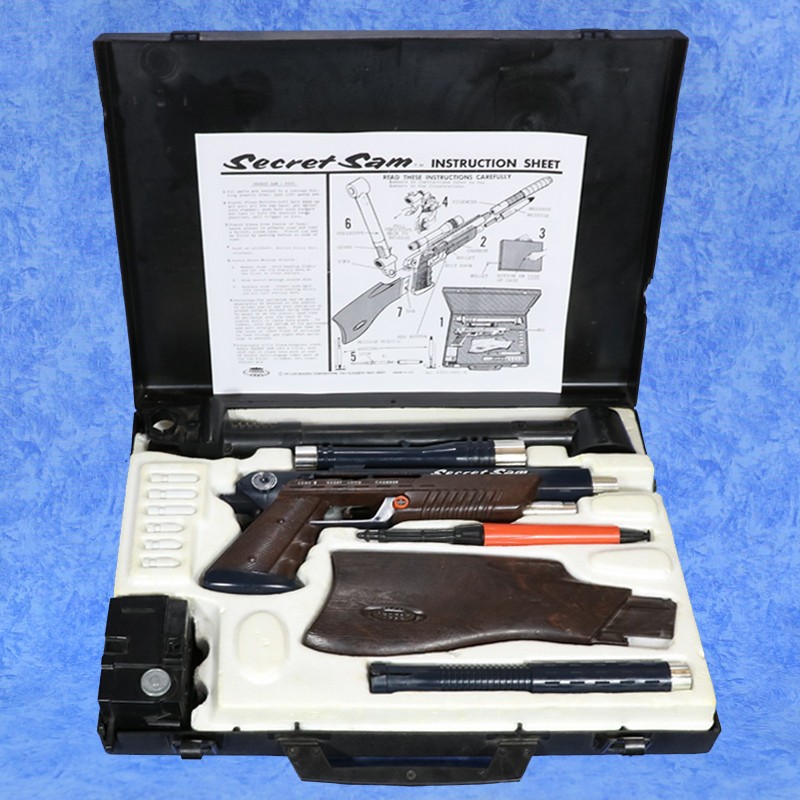 1965 SECRET SAM Spy Attache Case by TOPPER TOYS Complete NICE! | eBay