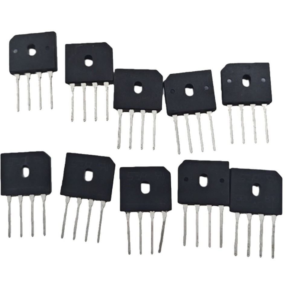 10Pcs DIP-4 8A 1000V Diode Full Bridge Rectifier KBU810 KBU-810 NEW ...