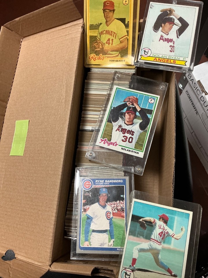 Huge Lot of 400+ Vintage 1970-80s Topps Baseball Cards Tons Of Stars ...