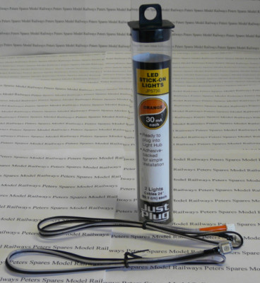 Woodland Scenics Just Plug JP5736 Orange LED Stick-On Light 2 lights ...