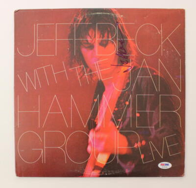 Jeff Beck Signed Autograph Album Vinyl Record with the Jan Hammer Group ...
