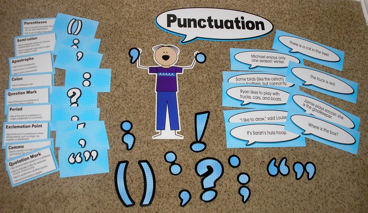 Punctuation Marks Display