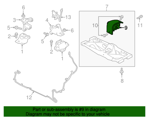 Quality Transmission Mount for 2016-2018 Jaguar XE XF 2.0L T4N-1434 | eBay