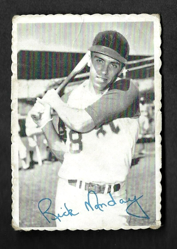 RICK MONDAY 1969 TOPPS DECKLE !!! CARD #14 VG-EX A'S | eBay