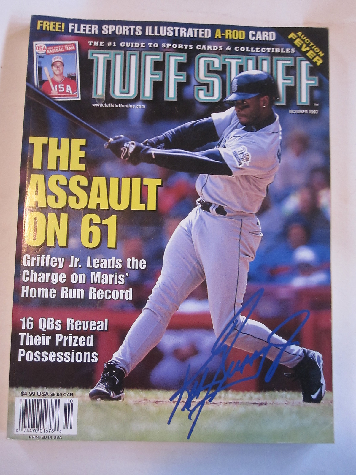 TUFF STUFF magazine - OCTOBER 1997 - KEN GRIFFEY JR | eBay