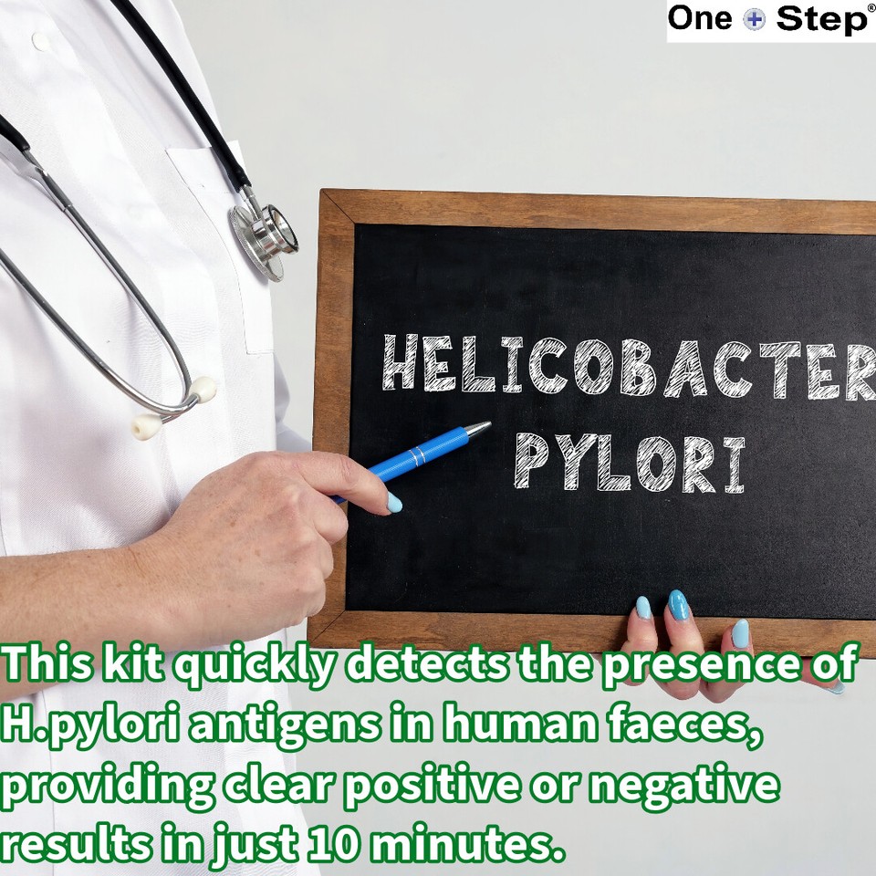 Stomach Ulcer Test Helicobacter H Pylori Faecal Kit One Step | eBay