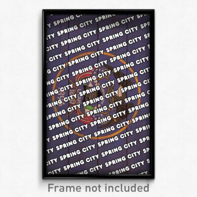 Spring City Utah Poster (UT City Souvenir 11x17 Town Print) | eBay