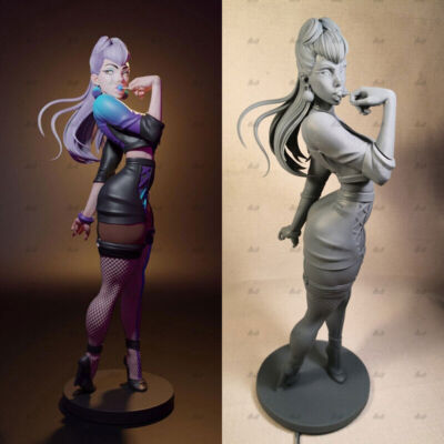 LOL Evelynn 3D Printing Unpainted Model GK Blank Kit Figure New Hot Toy ...