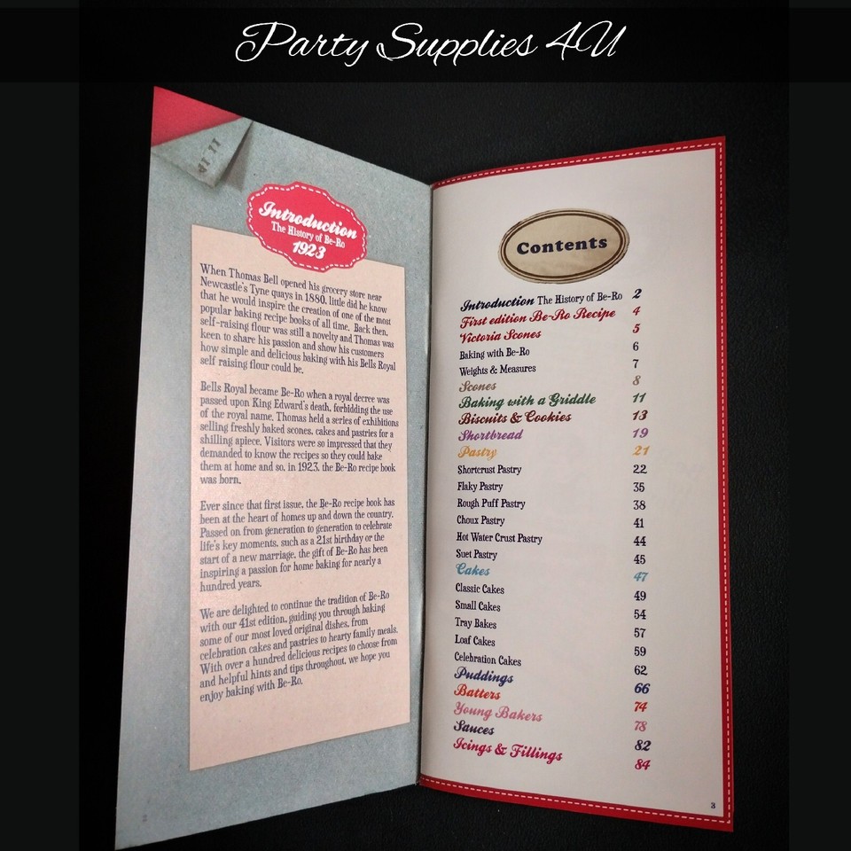 Brand New Be-Ro recipe book 41st Edition/Baking/biscuit/cookery/Xmas ...