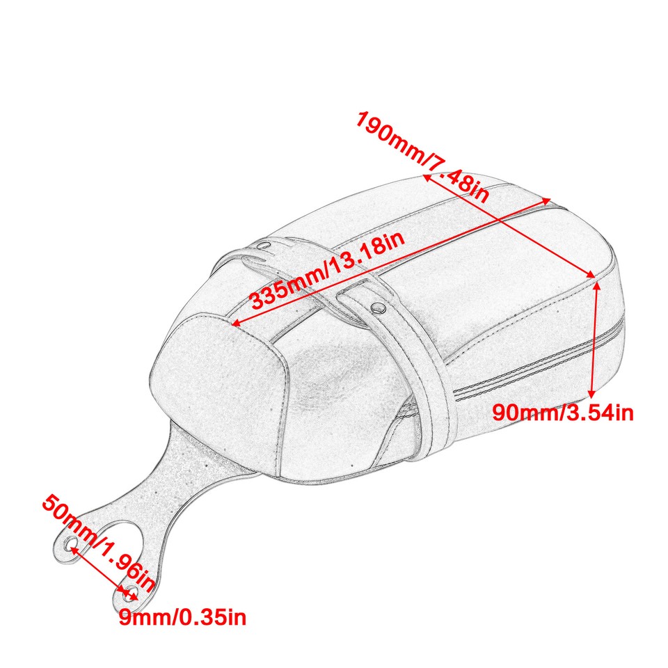 For Indian Scout/ABS Scout Sixty/ABS Scout 100th Anniversary Rear ...