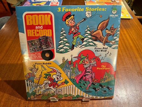 1972 SEALED READ N HEAR BOOK & RECORD VINYL LP PETER RABBIT, PETER ...