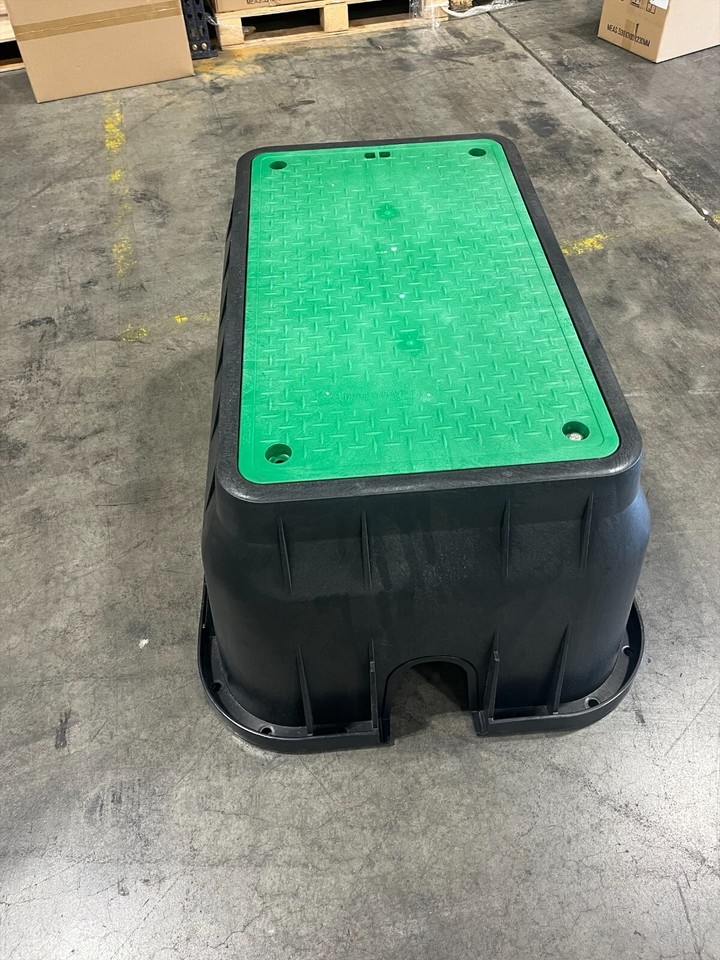 17x30x18 HDPE Plastic Pedestrian Rated Hand Holes w/Blank Lid, 1 Unit ...
