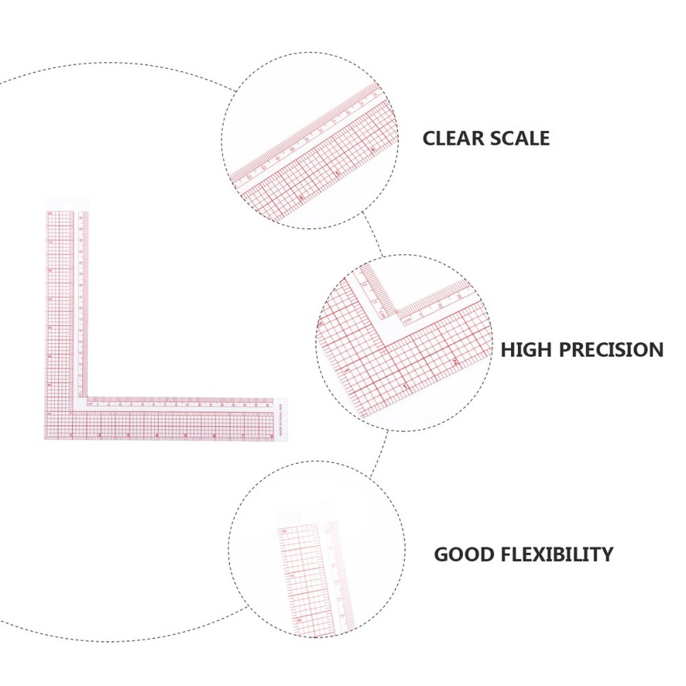 1pc Sewing Measuring Rulers Sleeve Clothing Yardstick L-Square Ruler | eBay