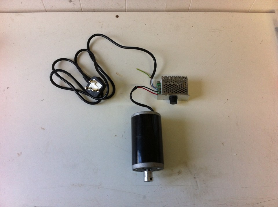 200W DC Motor kit DIY Project kit with speed controller. EMCO, Unimat ...