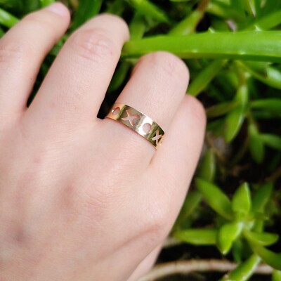 New Classic Gold Simple Dainty XOXO Ring Band & Toe Ring | eBay