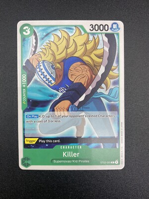 ONE PIECE Card Game ST02-005 Killer Common *ENGLISH* * | eBay
