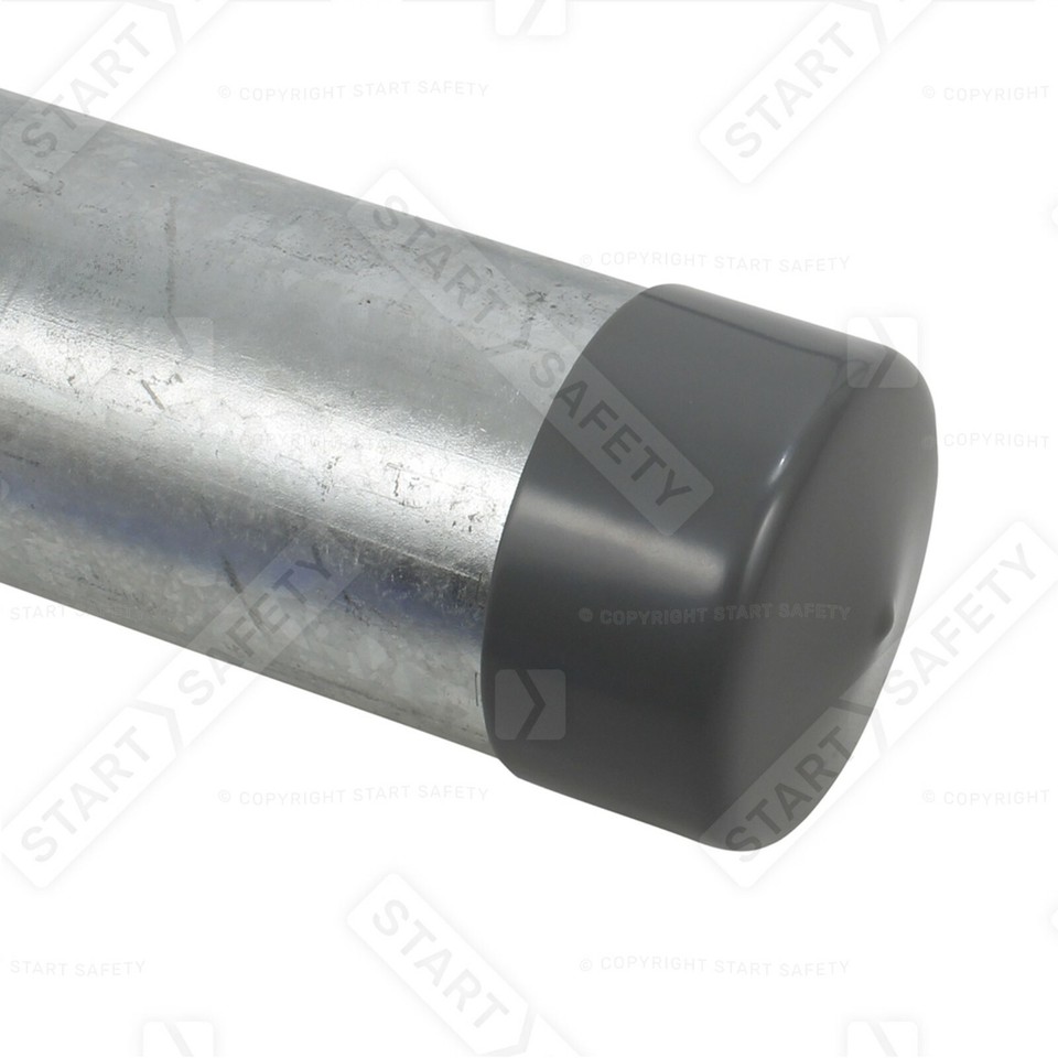 76mm Galvanised Steel Sign Post | Permanent Sign Pole | End Caps ...