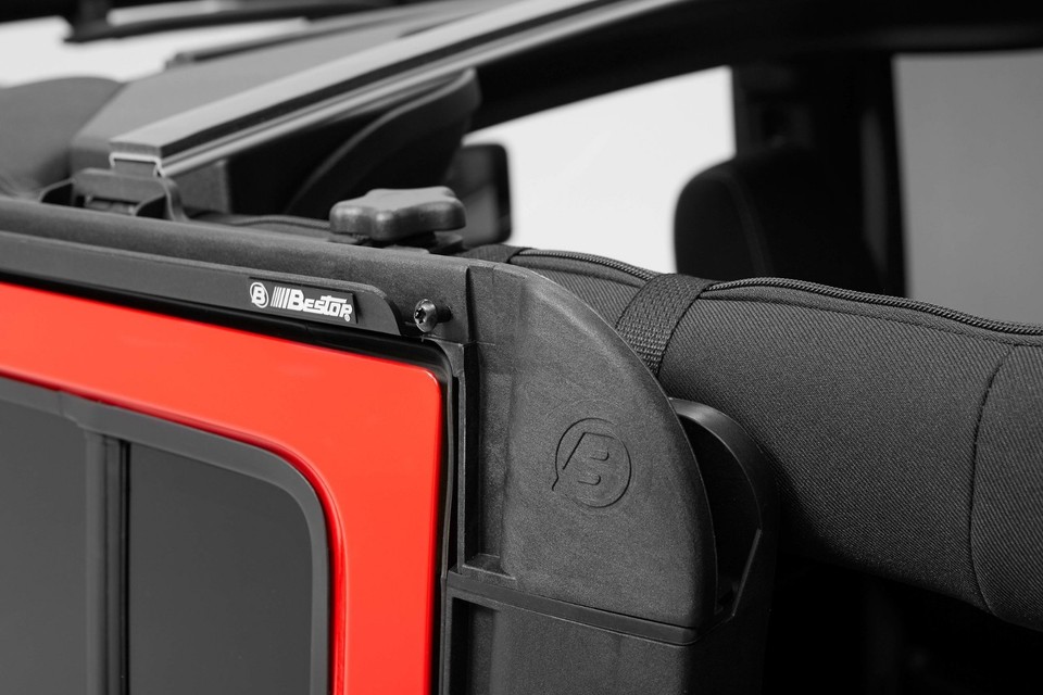 Bestop Trektop NX Plus Soft Top Black Diamond For 07-18 Jeep Wrangler ...