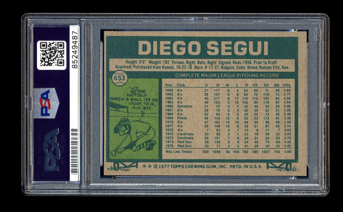 1977 Topps - Diego Segui #653 for sale online | eBay