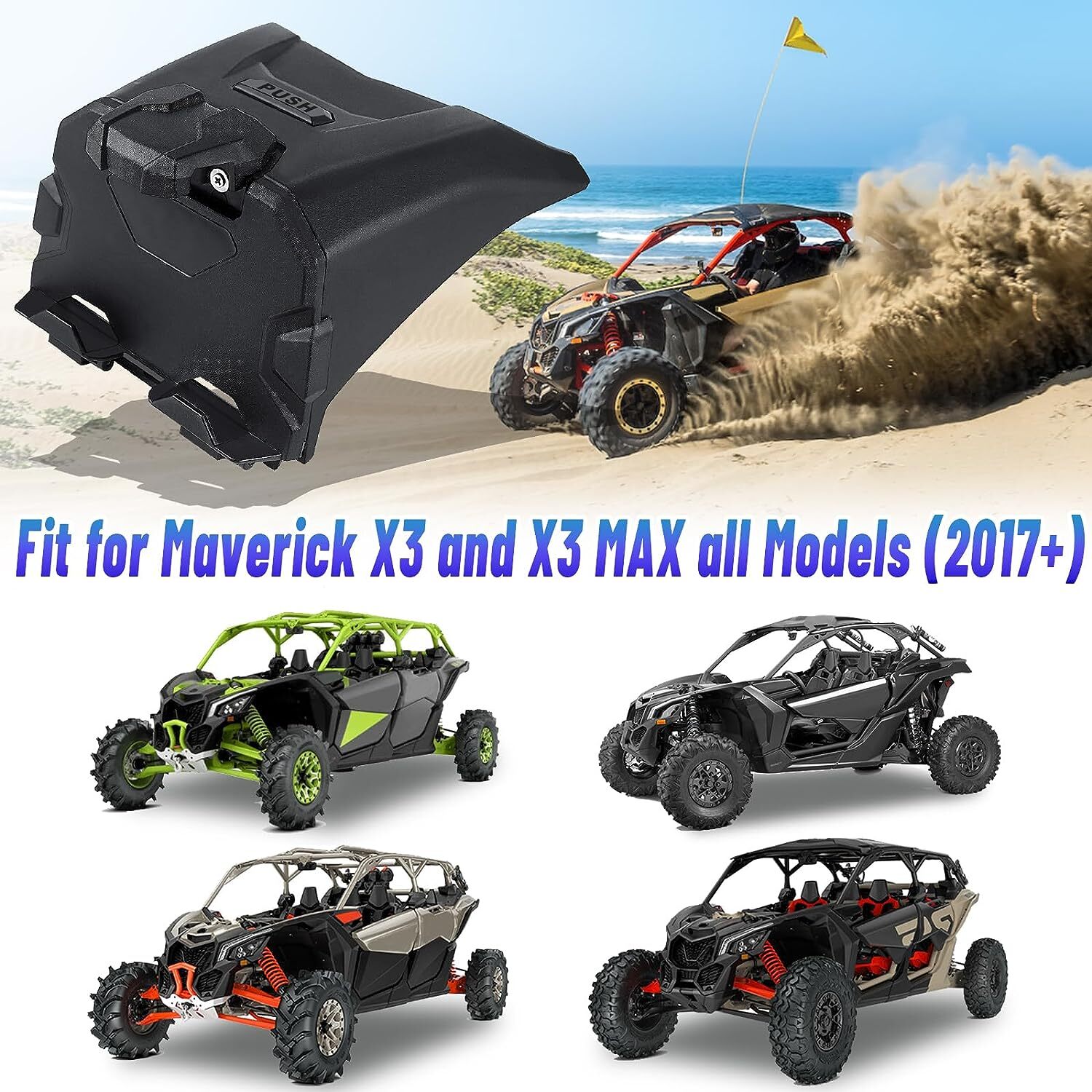 715002874 Electric Device Tablet Holder Mount For Can Am Maverick X3 ...