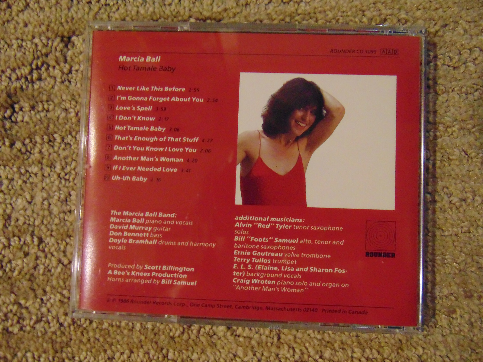 Hot Tamale Baby by Marcia Ball (CD, Dec-1988, Rounder Select ...
