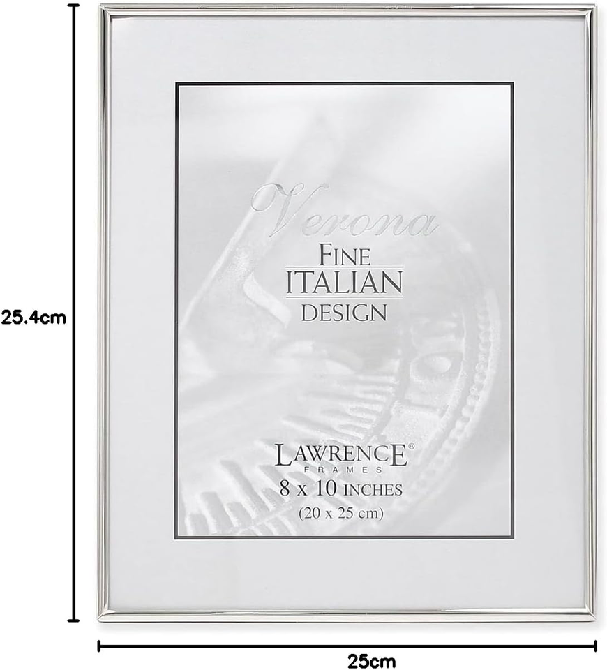 Lawrence 650080 Silver Metal 8 x 10" Picture Frame | eBay