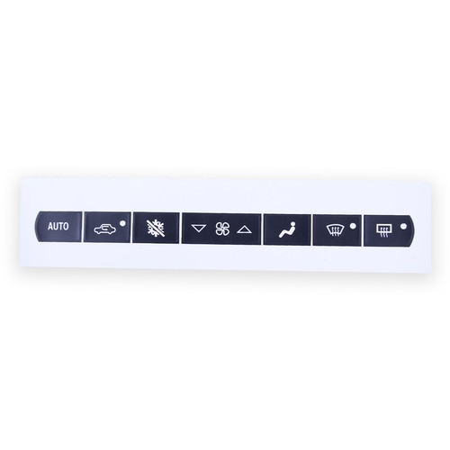 Black AUTO Climate Control Button Repair Sticker Decal Fit For Mercedes ...