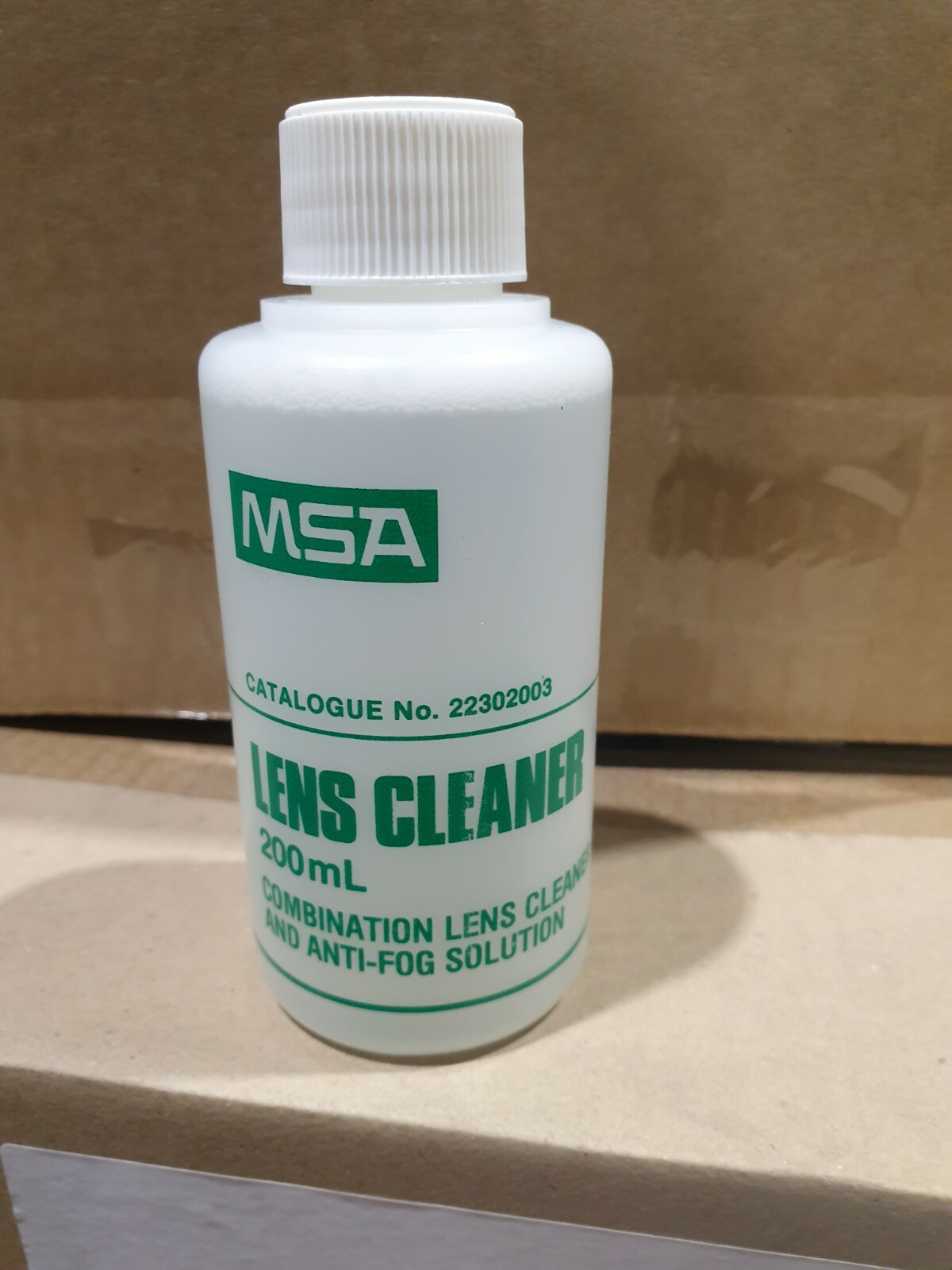 2 x MSA Lens Cleaner & Anti-Fog Solution 200ml 2 Bottles. Brand New ...