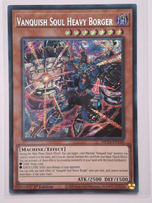 Vanquish Soul Heavy Borger - MP24-EN140 Prismatic Secret Rare 1st Ed ...