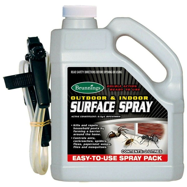 Bifenthrin Outdoor/indoor Surface Spray 2l Brunnings Spiders Ants ...