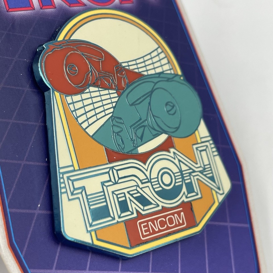Walt Disney World Parks Pin Tron Encom Arcade Logo TRON Lightcycle Run ...