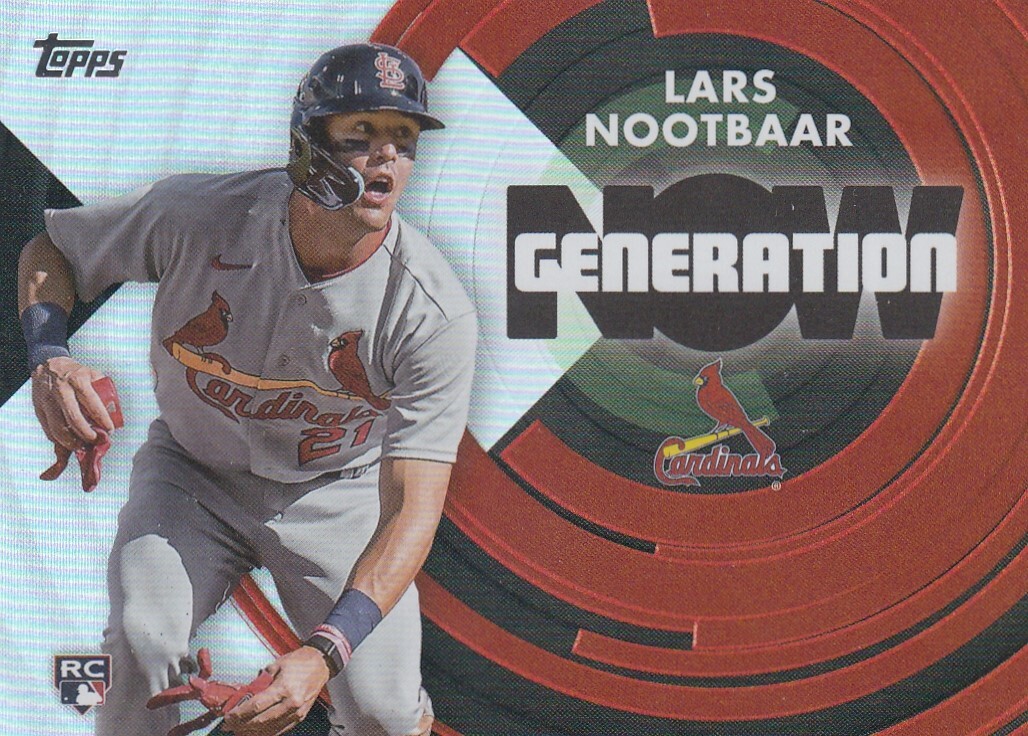 LARS NOOTBAAR TOPPS UPDATE ROOKIE GENERATION NOW RC CARDINALS #GN-84 ...