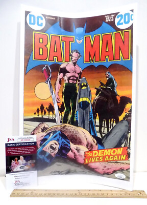 NEAL ADAMS Signed Autograph Auto BATMAN 11x17 Color Photo Comic Print ...