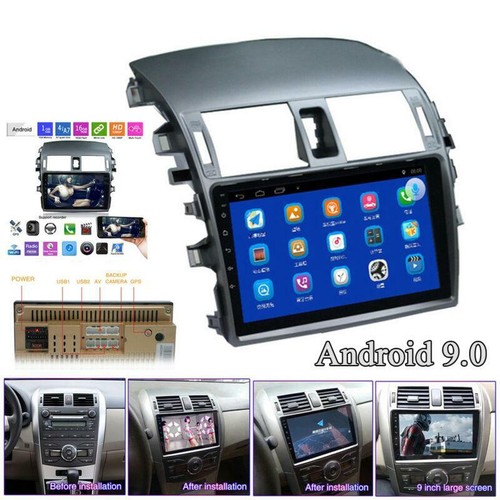 9inch Android 9.0 Car Radio Multimedia Player GPS Nav For Toyota ...