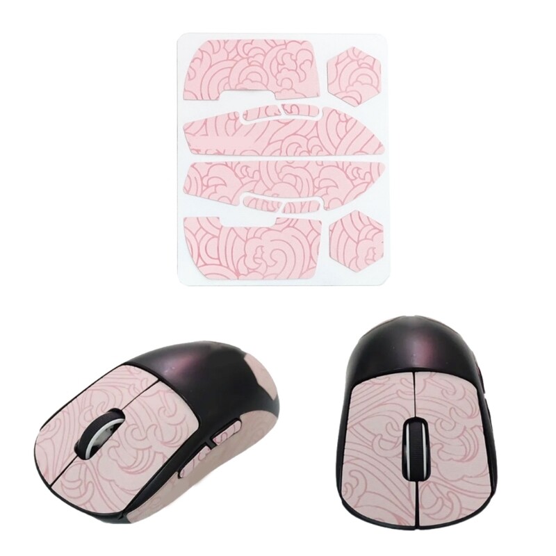 Mouse Grip Tape Pink Mousepad Slip Resistant For GPRO 2 Wireless Mouse ...