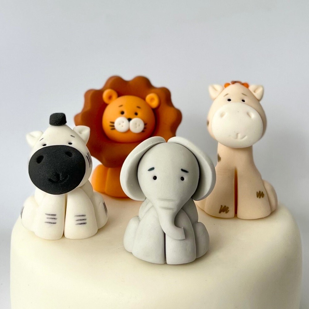 Zoo Animal Cake Toppers Bakewareind Animal Zoo Toy Cake Topper Set