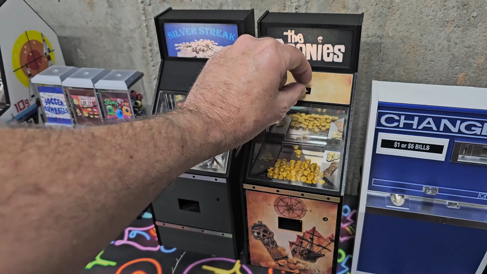 1:6 Scale Pirate Themed Functional Coin Pusher, Replicade Size / New ...