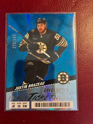 2024-25 Upper Deck Hockey Credentials Justin Brazeau 270/399 #148 | eBay
