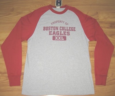NEW REEBOK BOSTON COLLEGE EAGLES SHIRT L LONG SLEEVE | eBay