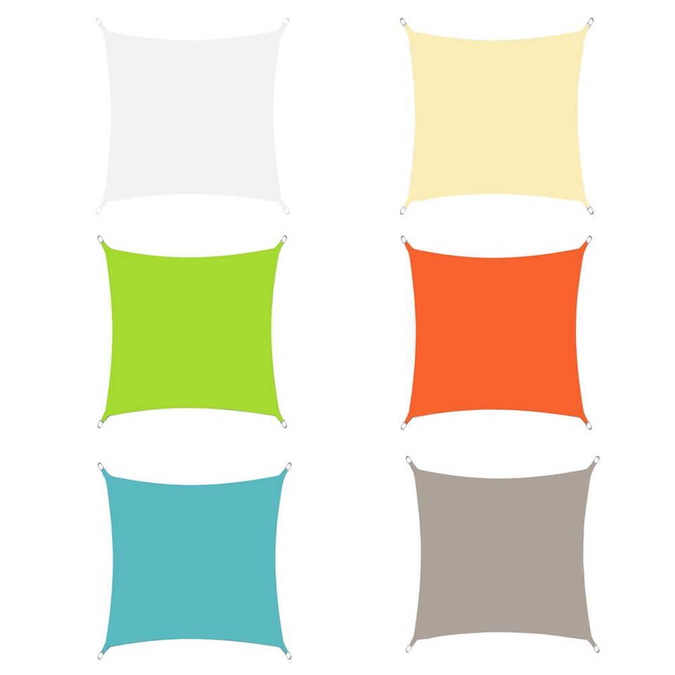 Waterproof Sun Shade Sail UV Top Canopy Cover Patio Pool Outdoor ...