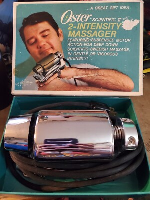 Oster 2 Speed Intensity Scientific II Chrome Massager 136-01 Vintage ...