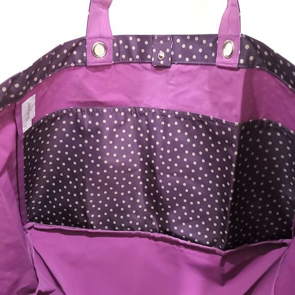 Thirty One Soft Utility Tote Travel Beach Large 31 gift Bag Plum ...