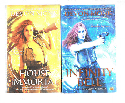 Two Devon Monk Paperbacks Infinity Bell & House Immortal | eBay
