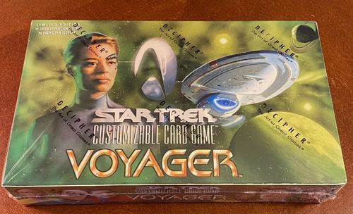 Star Trek Voyager Booster Box Sealed Decipher CCG TCG Customizable Card ...