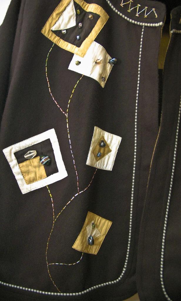 ~YAK MAGIK~ Funky Embellished Wearable Art Wool Jacke… - Gem