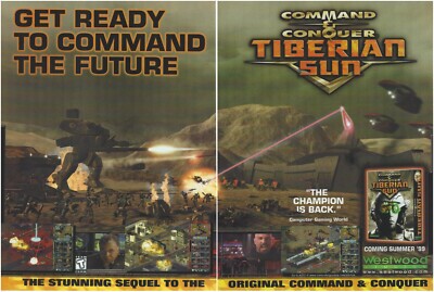 Command & Conquer: Tiberian Sun Print Ad/Poster Art PC Big Box (A) | eBay