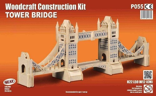Tower Bridge London Woodcraft Construction Kit - Wooden 3D Model For ...
