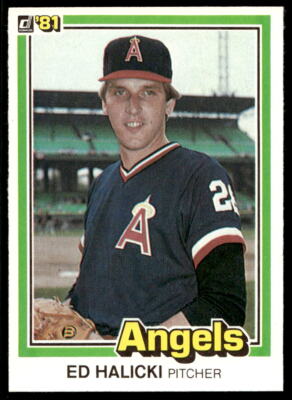 1981 Donruss 53 Ed Halicki California Angels Baseball Card | eBay