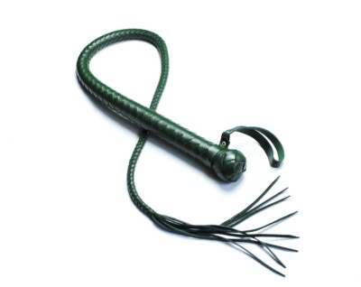 Premium Green Single Tail Whip with Tassel / Leather Whip for BDSM | eBay