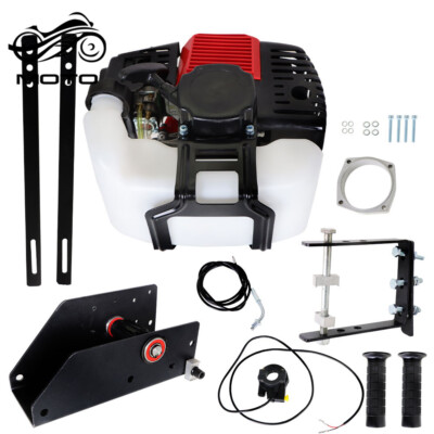 43cc 2-stroke Bicycle Rear Friction Gasoline Engine Bike Motorized ...